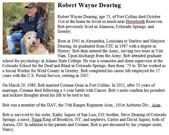 Dearing - ROCKY MOUNTAIN EAGLES CHAPTER